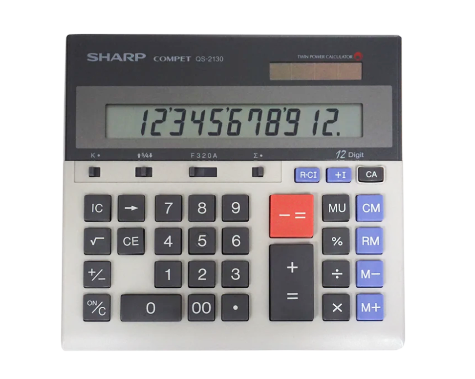 SHARP CS-2130 Large Office Calculator - Middle East & Africa
