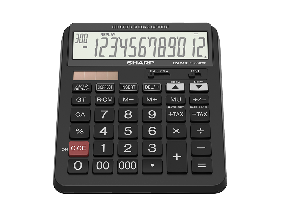SHARP EL-CC12GP - Sharp Calculators Middle East & Africa